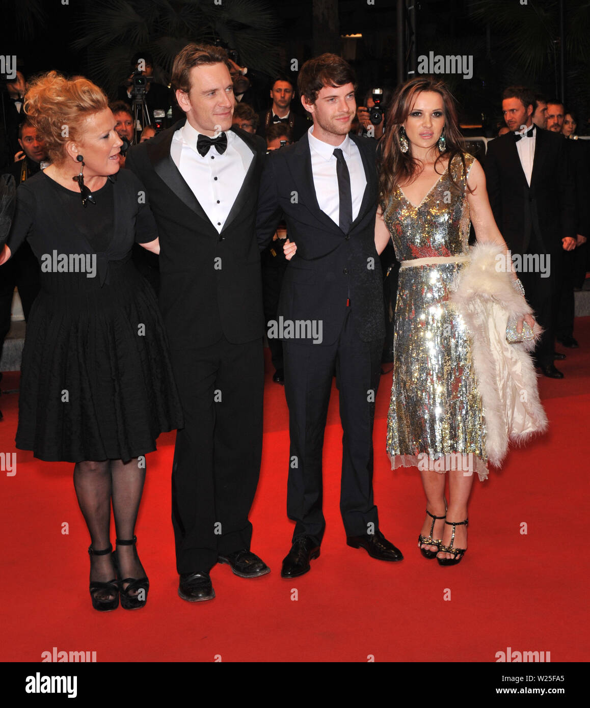 CANNES, FRANCE. May 14, 2009: Director Andrea Arnold (lefft), with ...