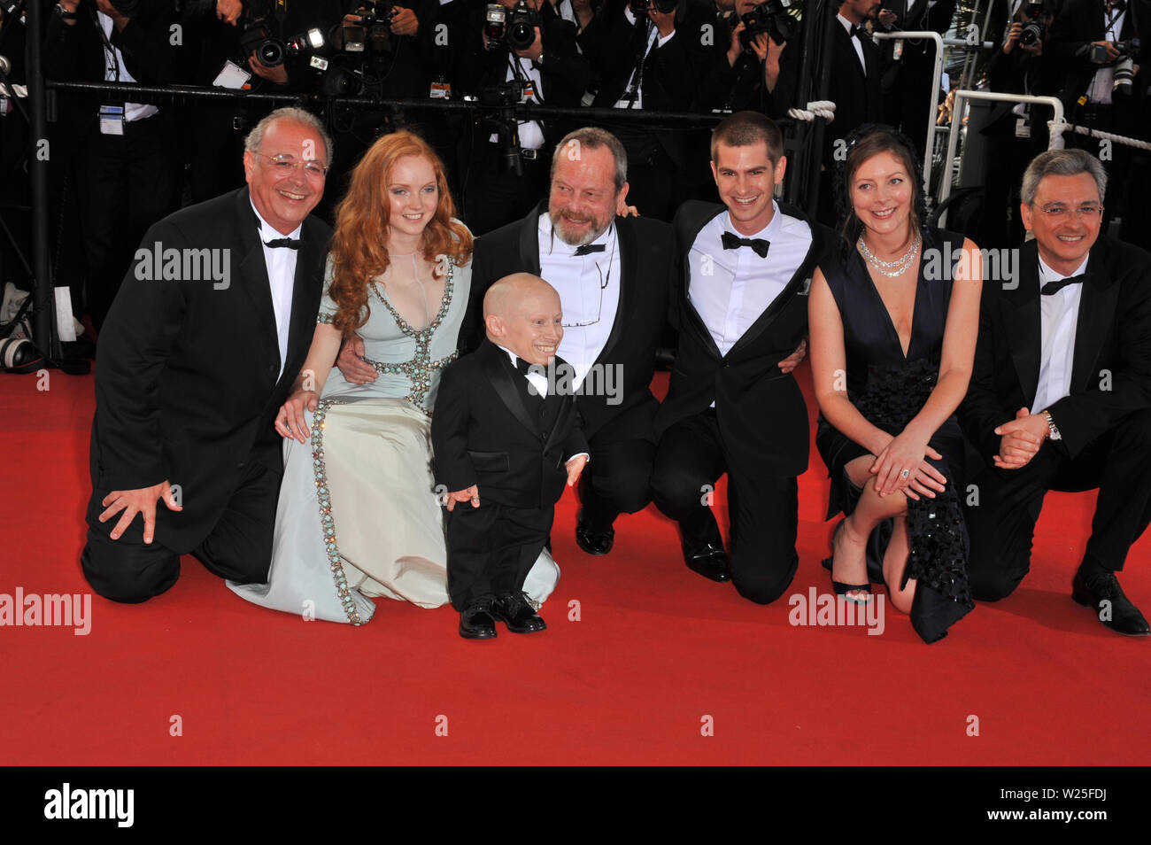CANNES, FRANCE. May 22, 2009: Samuel Hadida, Amy Gilliam, Lily Cole ...