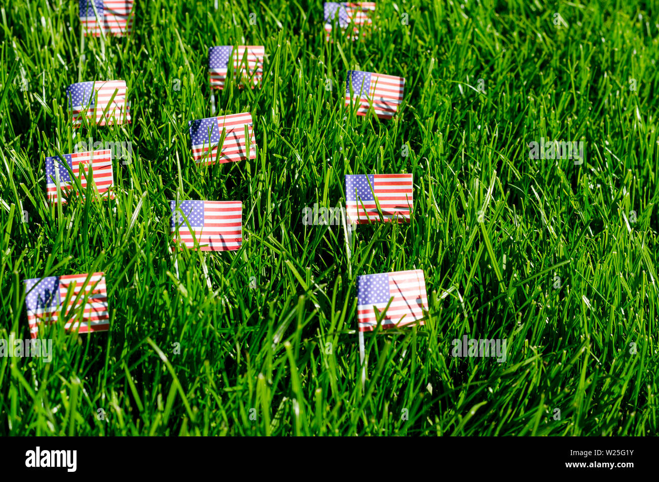 American election flags hi-res stock photography and images - Alamy
