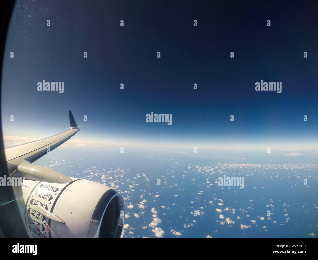 Aerial Landscape View of the Mountain Tropical Coastline Beach of Nadi ...