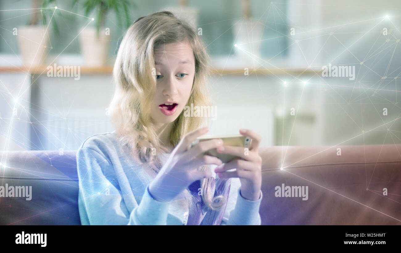 Human face scan process creative concept Stock Photo - Alamy