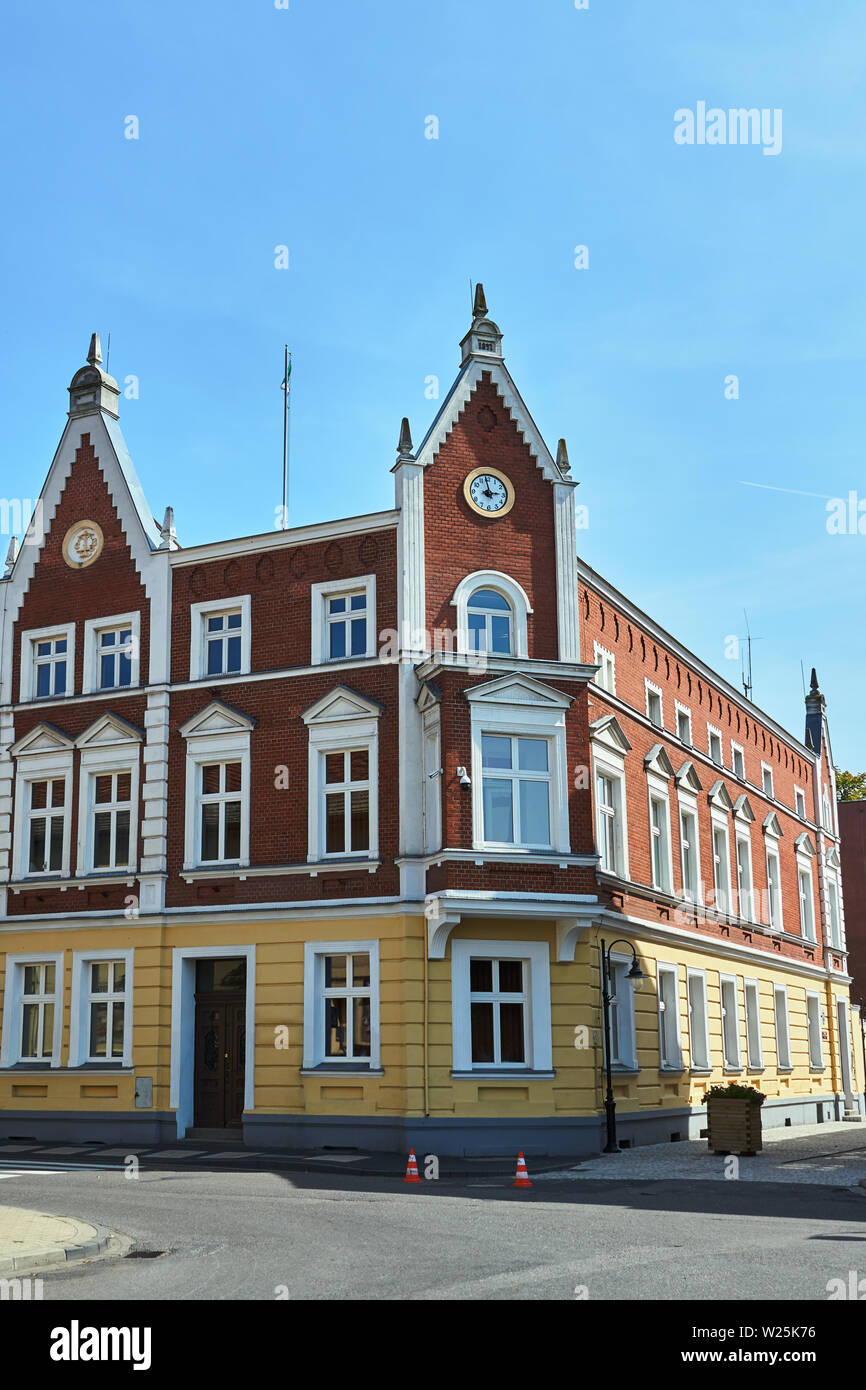 Art Nouveau facade of the building in Buk Stock Photo - Alamy