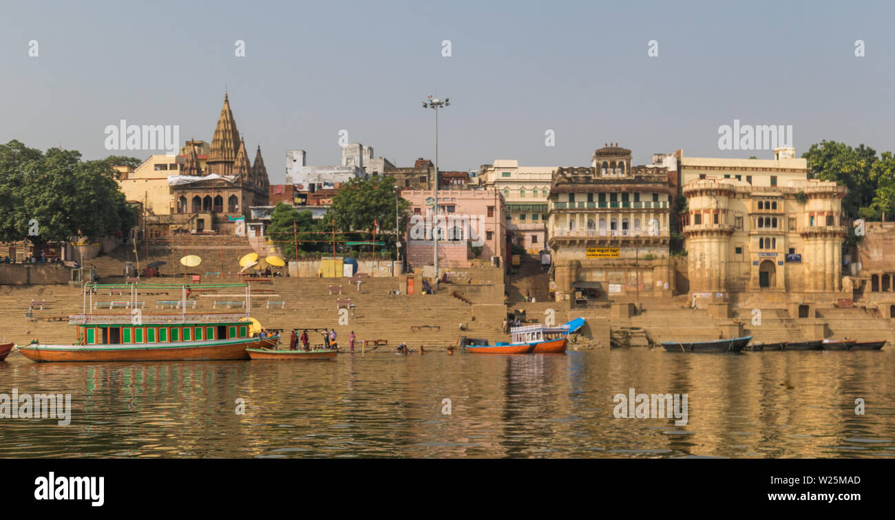 Varanasi, India - located on the banks of the river Ganga, Varanasi is ...