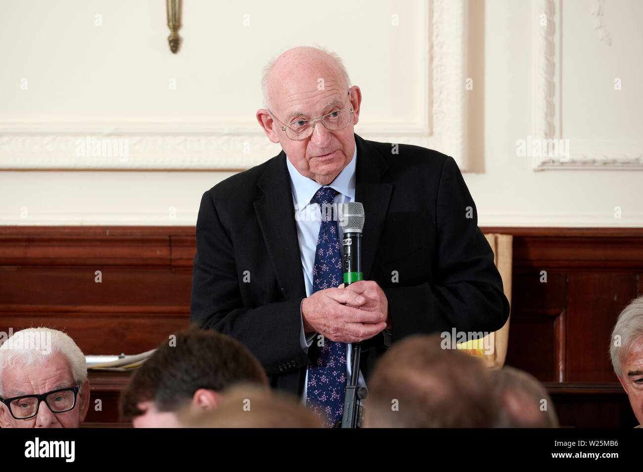 Sir Tim Waterstone at the Oldie Literary Lunch; 02/07/19 Stock Photo ...