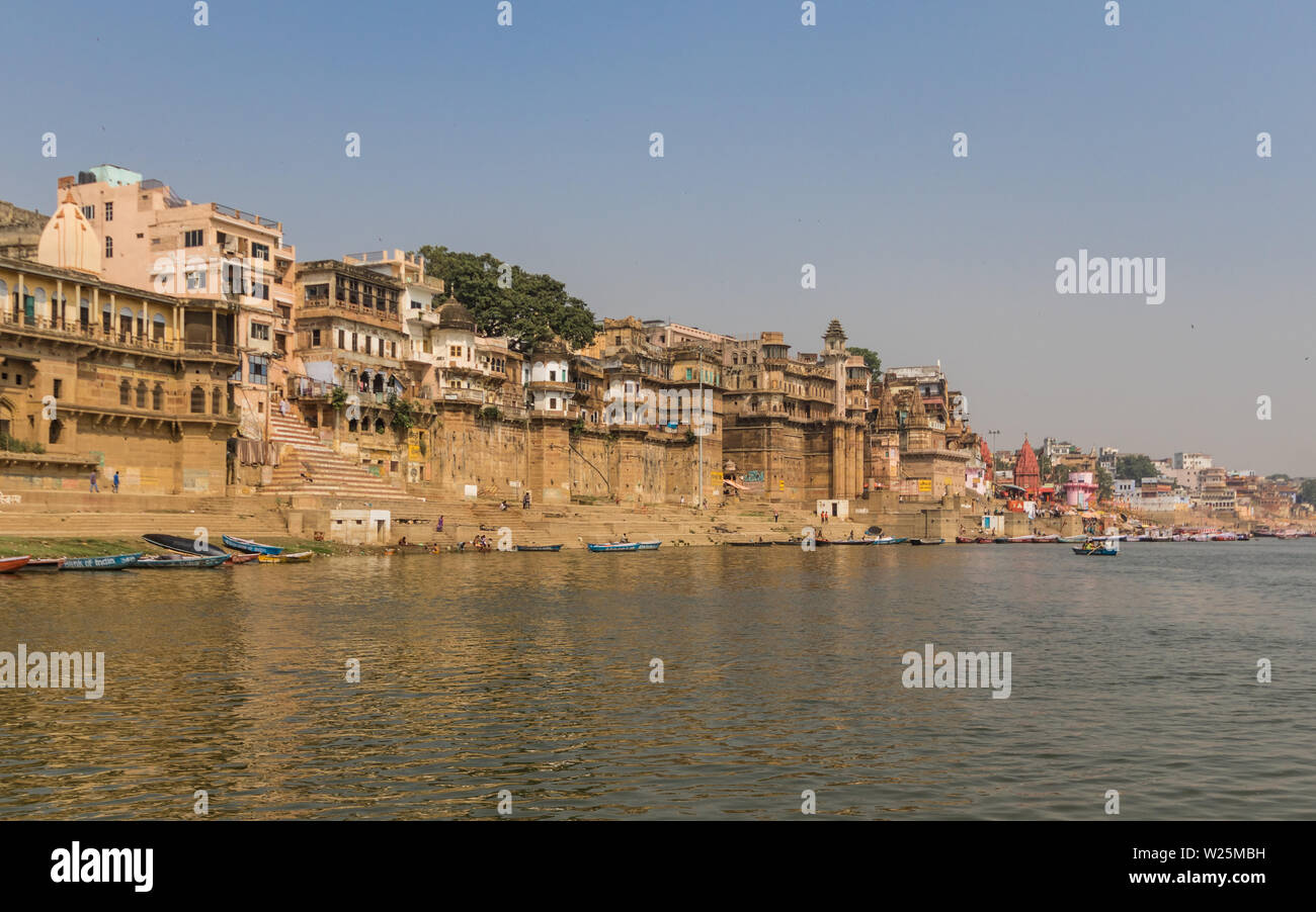 Varanasi, India - located on the banks of the river Ganga, Varanasi is ...