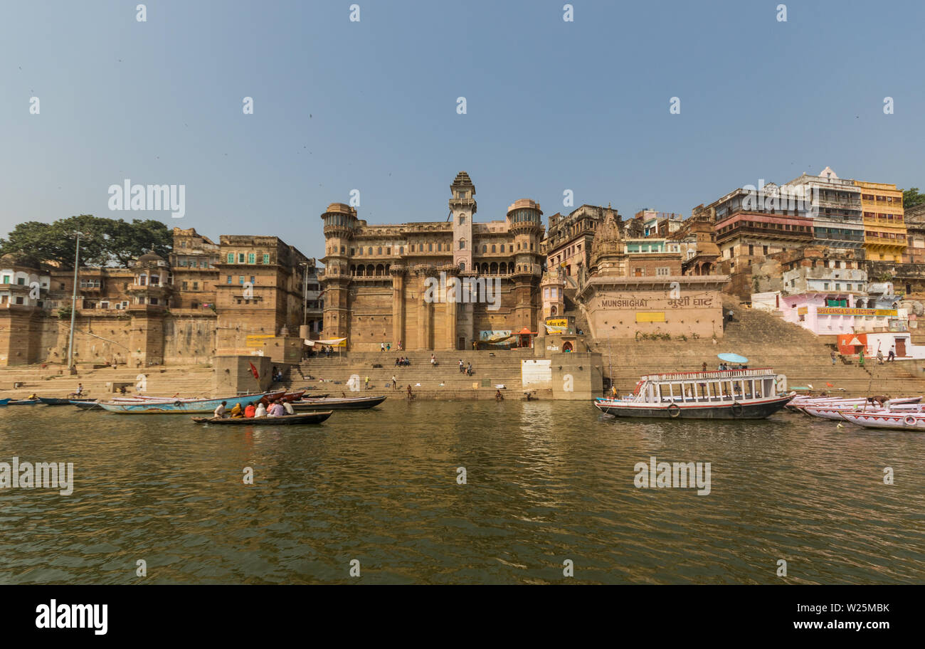 Varanasi, India - located on the banks of the river Ganga, Varanasi is ...