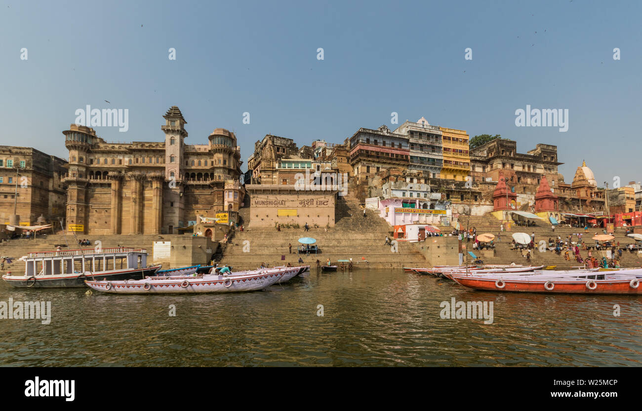 Varanasi, India - located on the banks of the river Ganga, Varanasi is ...