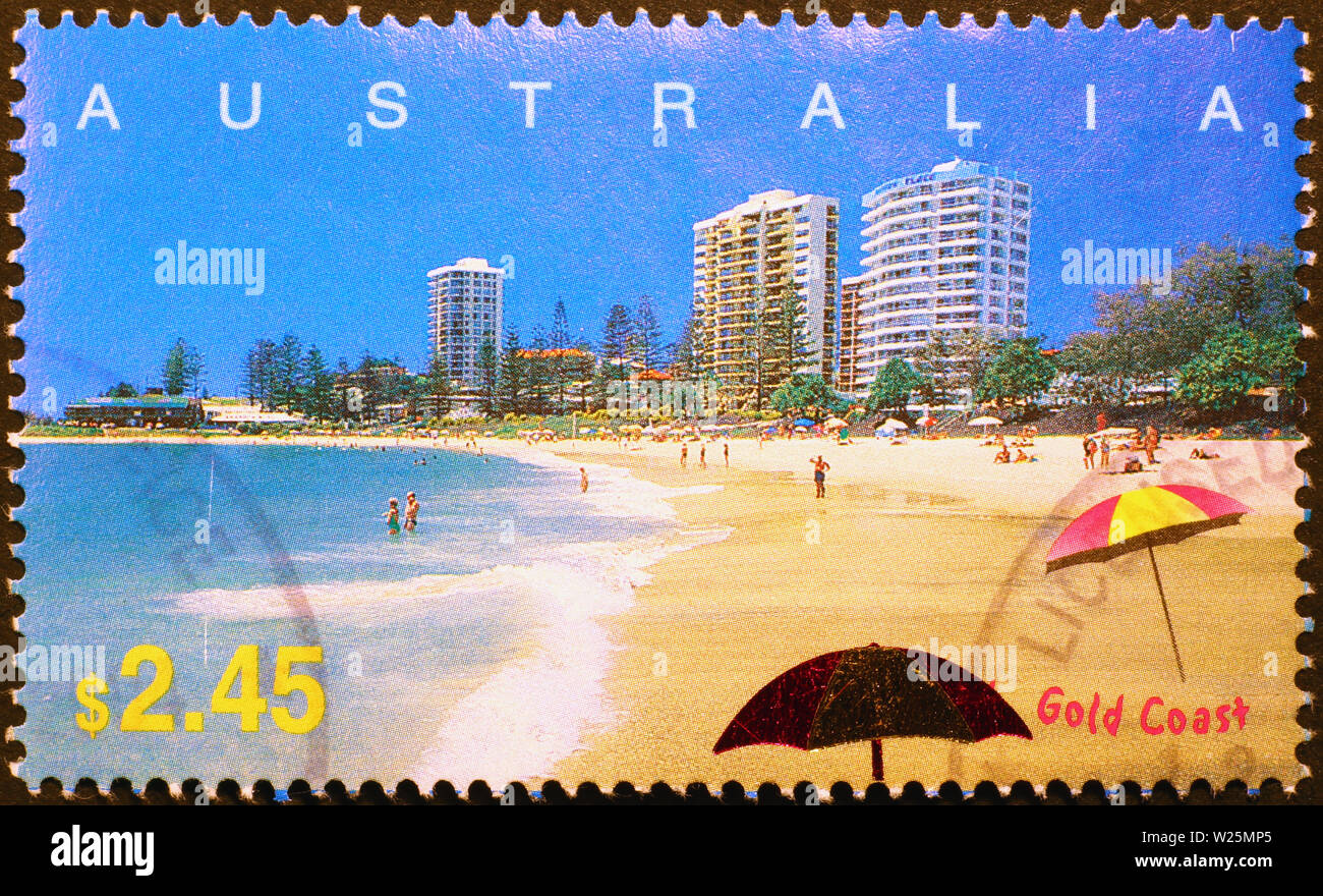 Gold coast postage stamp hi-res stock photography and images - Alamy