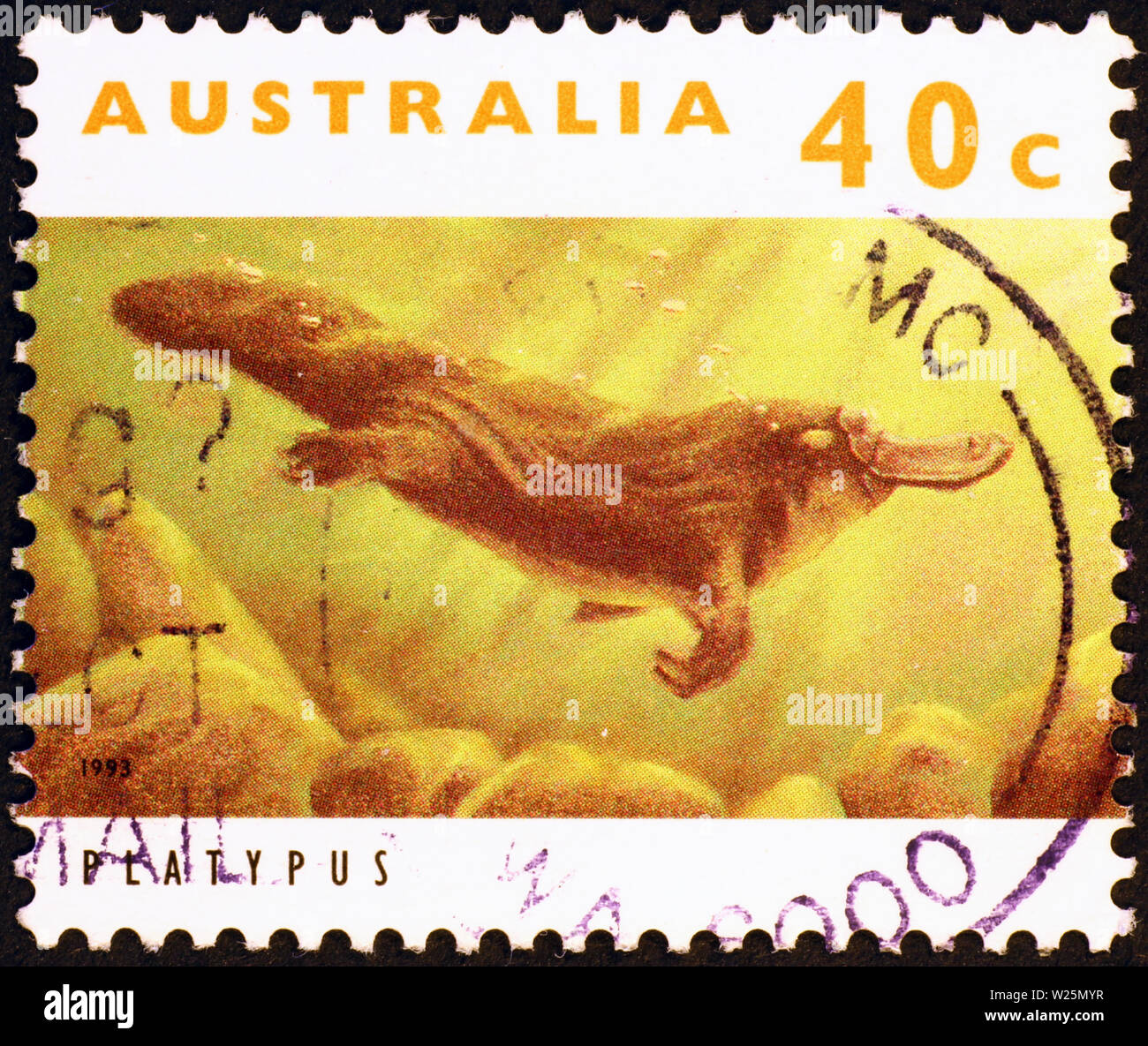 Platypus australia postage stamp hi-res stock photography and images ...