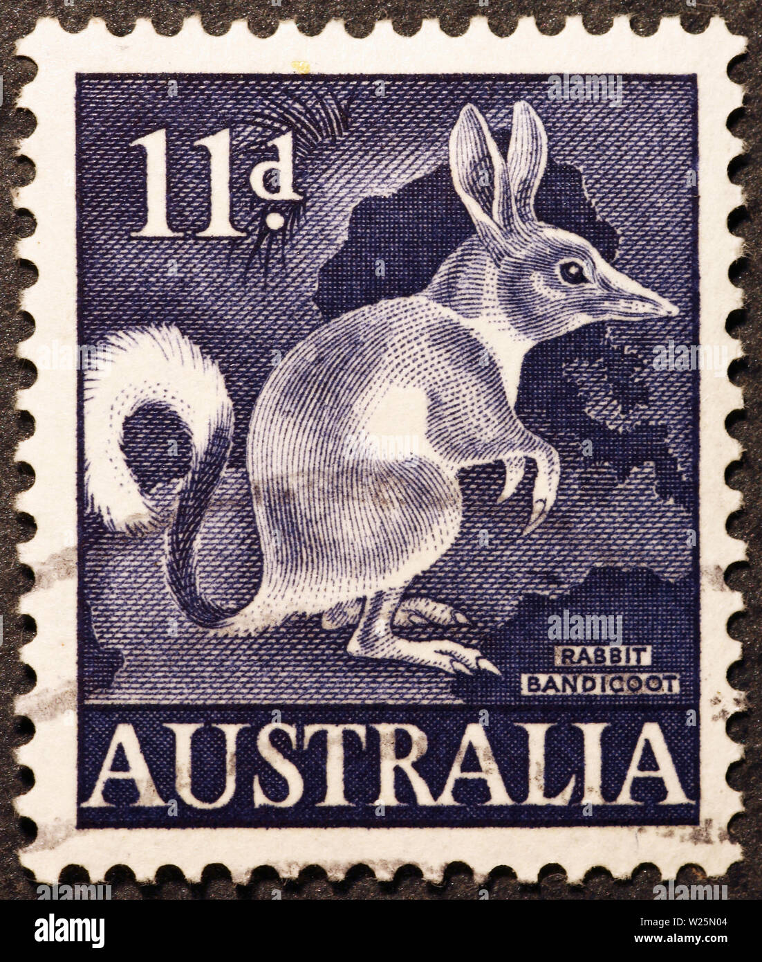 Rabbit Bandicoot on australian postage stamp Stock Photo - Alamy