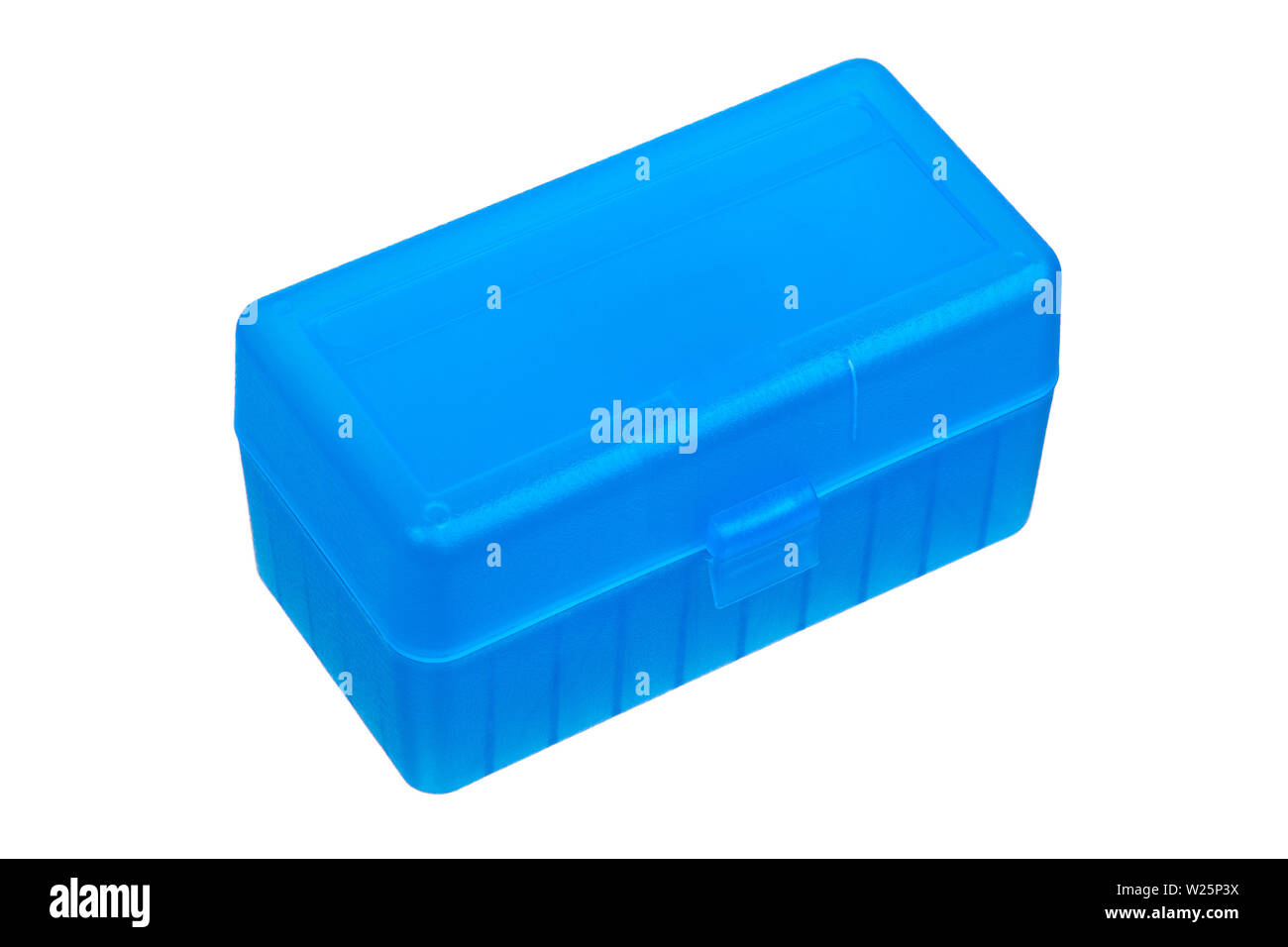 Plastic box for cartridges isolate on white background Stock Photo - Alamy