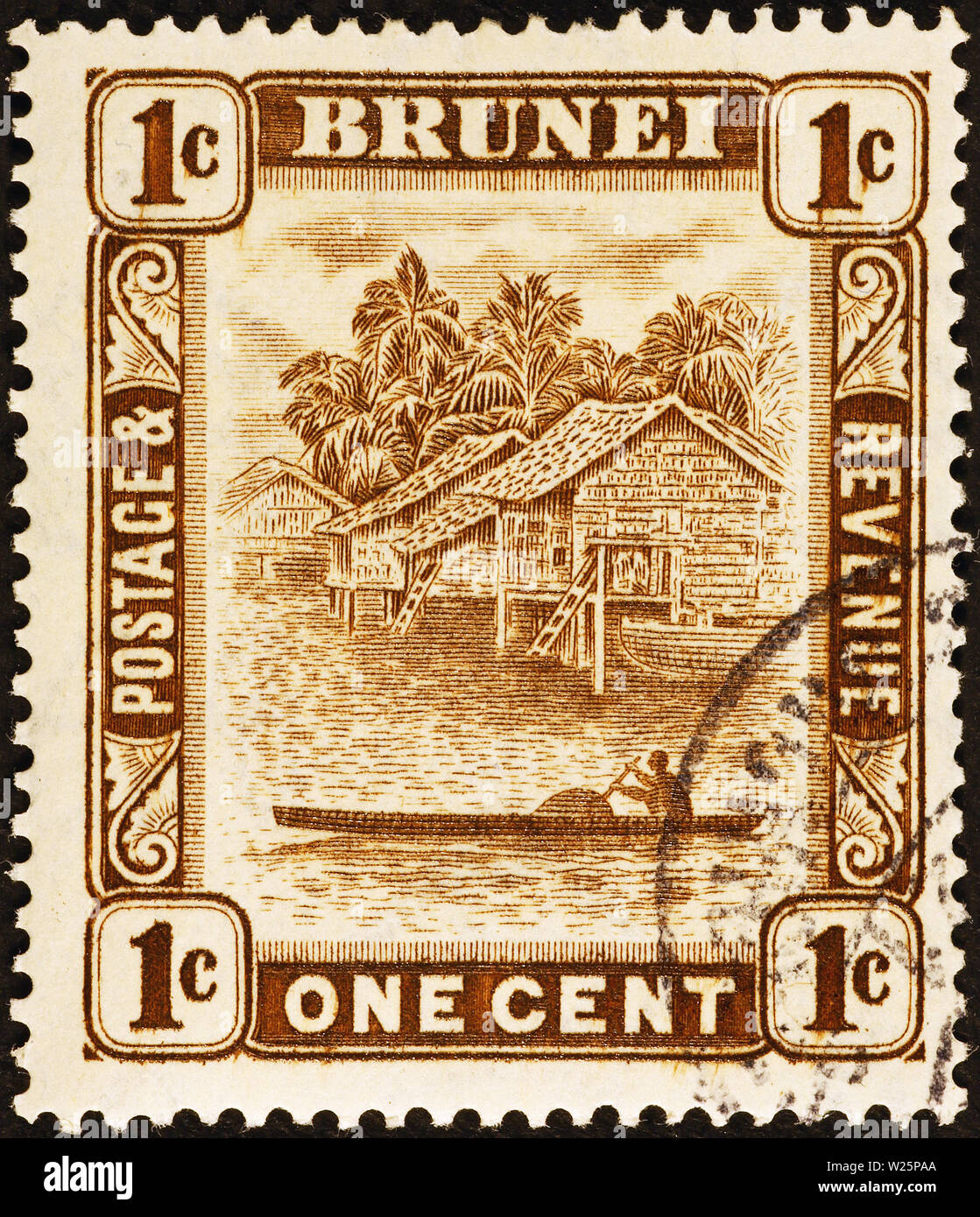 Postage stamp brunei hi-res stock photography and images - Alamy