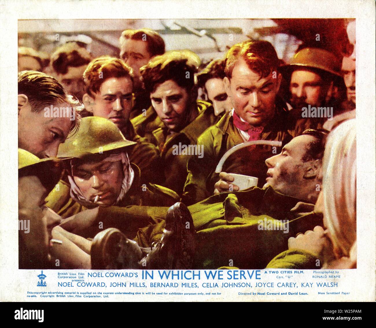 John Mills in NOEL COWARD'S IN WHICH WE SERVE 1942 directors Noel ...