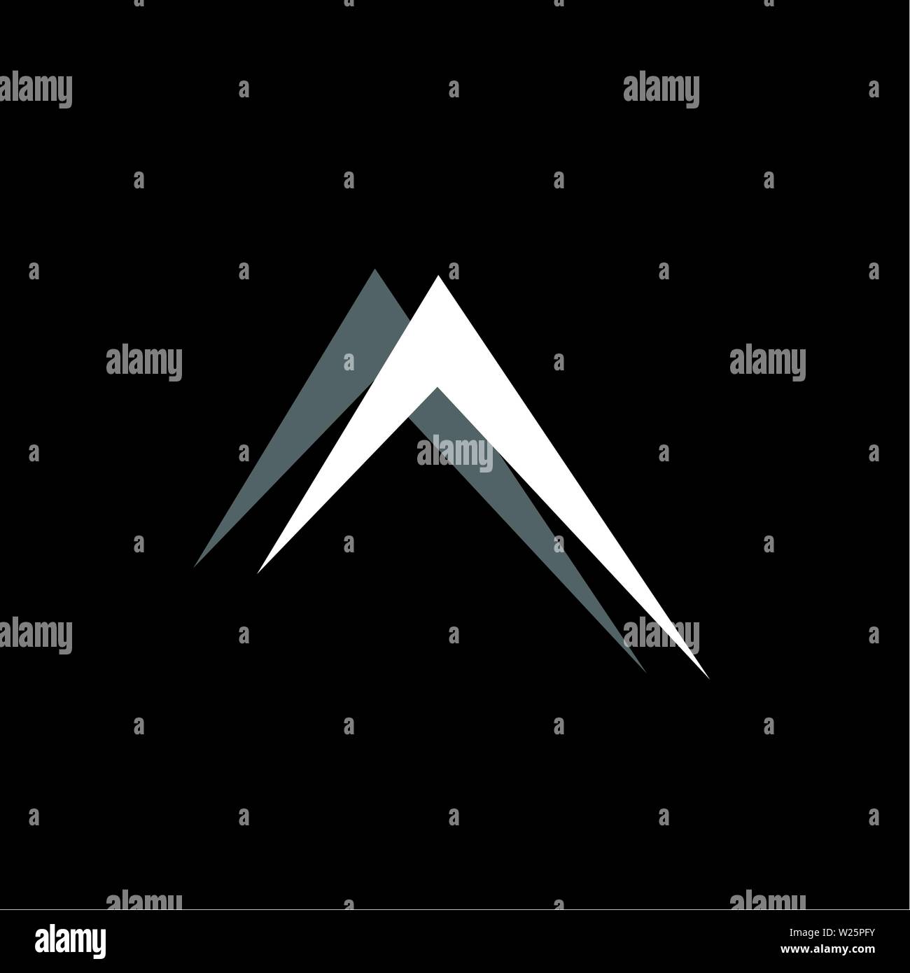 simple geometric clear vector for business symbol logo vector Stock ...