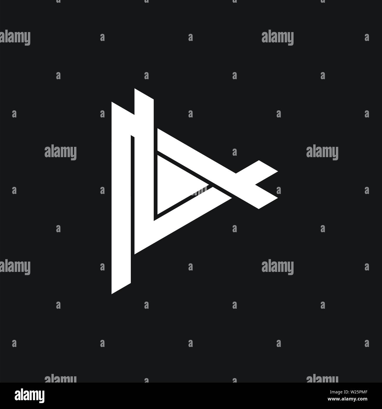 simple geometric clear vector for business symbol logo vector Stock ...