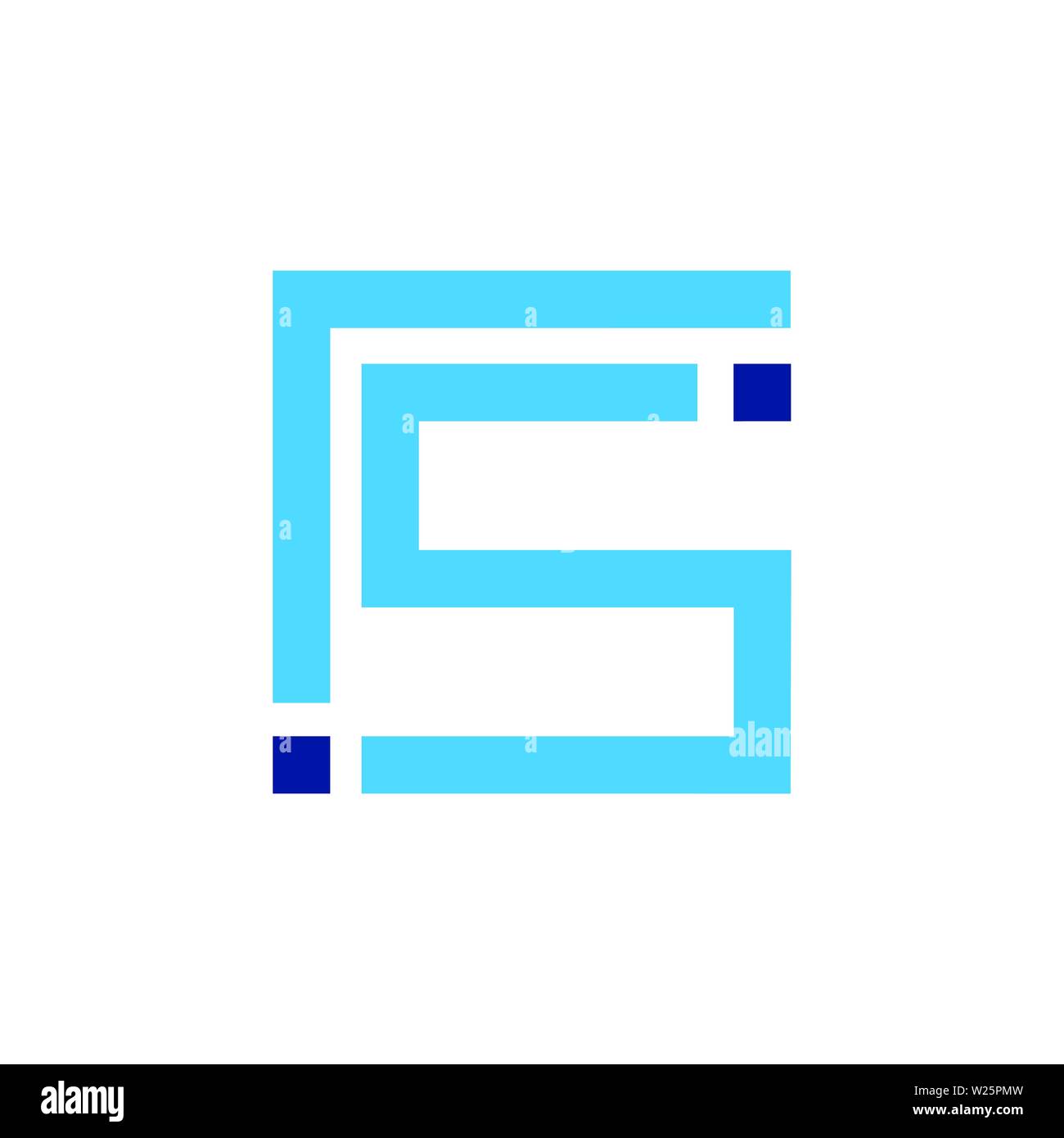 simple geometric clear vector for business symbol logo vector Stock ...