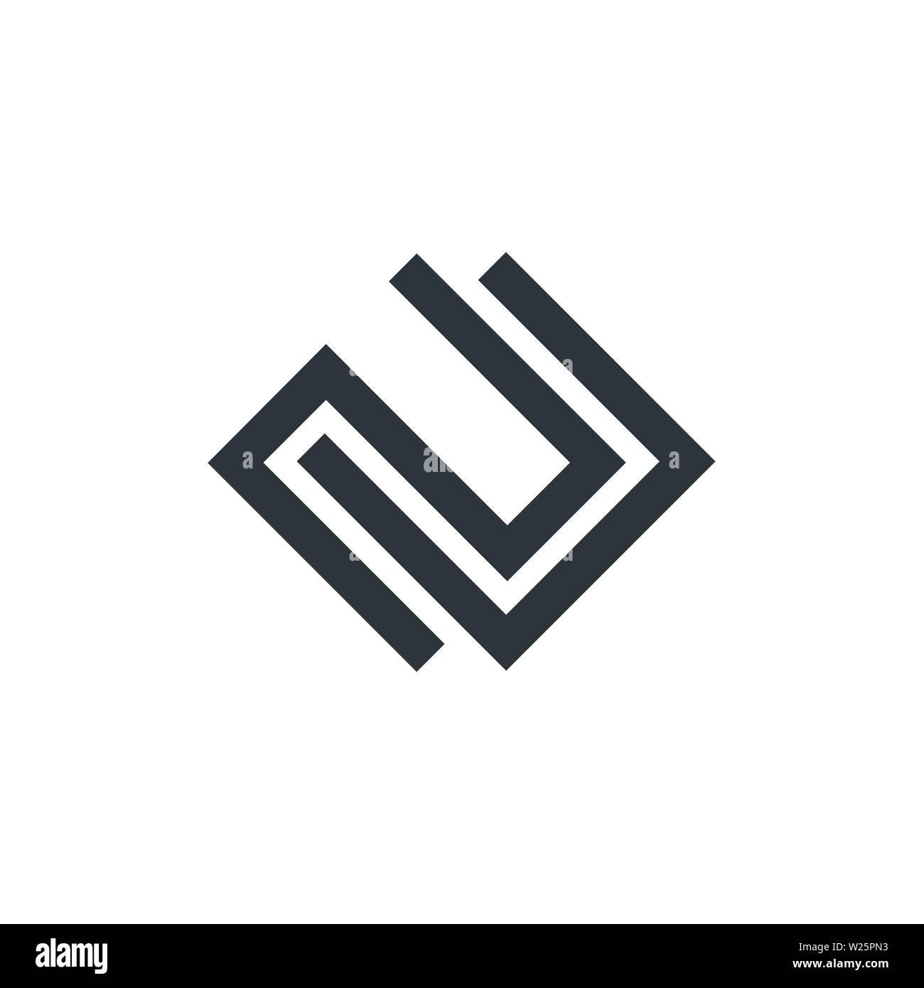 simple geometric clear vector for business symbol logo vector Stock ...