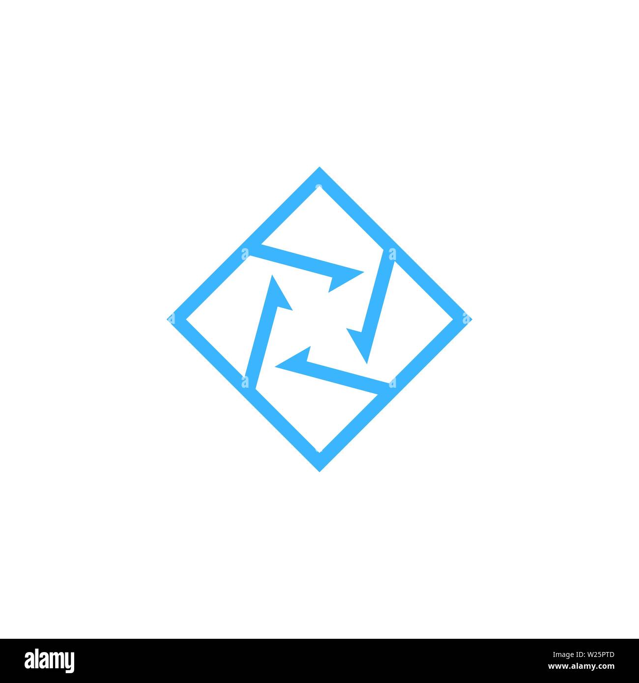 simple geometric clear vector for business symbol logo vector Stock ...