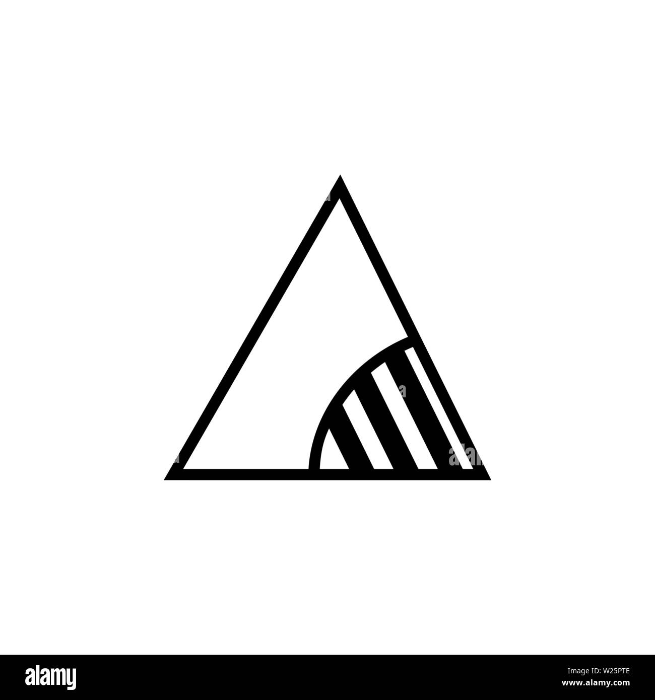 simple geometric clear vector for business symbol logo vector Stock ...