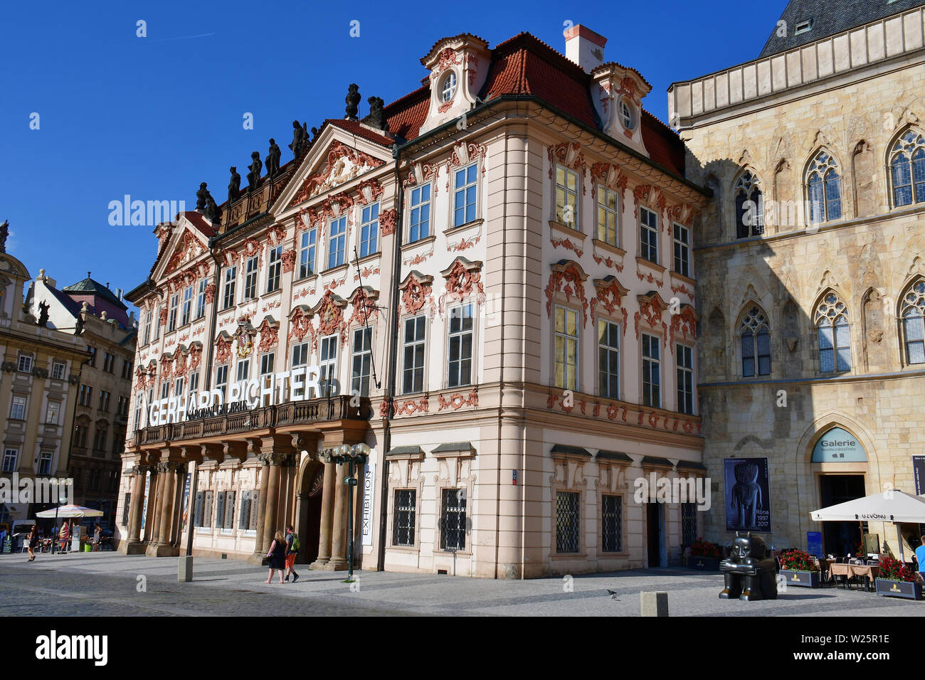 National Gallery in old town, Prague, Czech Republic, Europe Stock ...