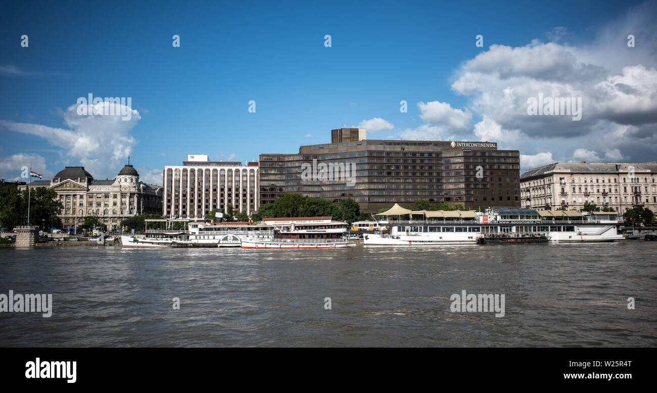 Danubian river cruising boats hi-res stock photography and images - Alamy