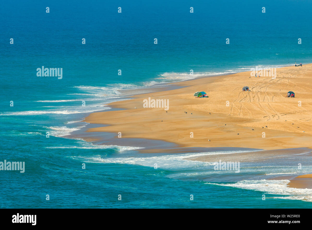 Nazare cliffs aerial hi-res stock photography and images - Alamy