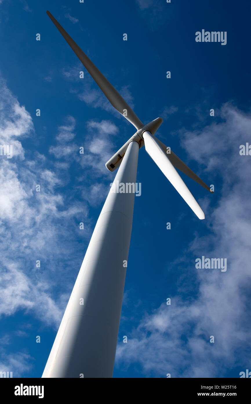 Windmills at Wind Farm, Makara, Wellington, North Island, New Zealand ...
