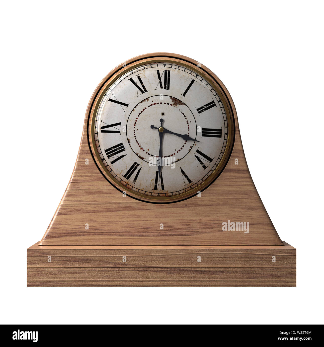 3d rendering old clock on hi-res stock photography and images - Alamy