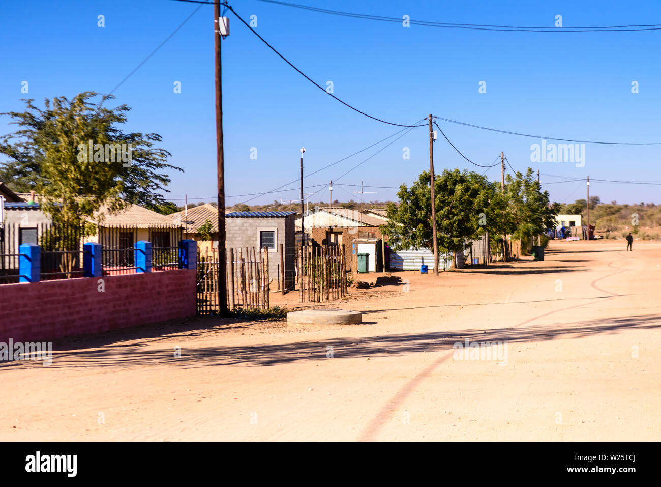 Township on the outskirts of Otjiwarongo, Namibia Stock Photo - Alamy