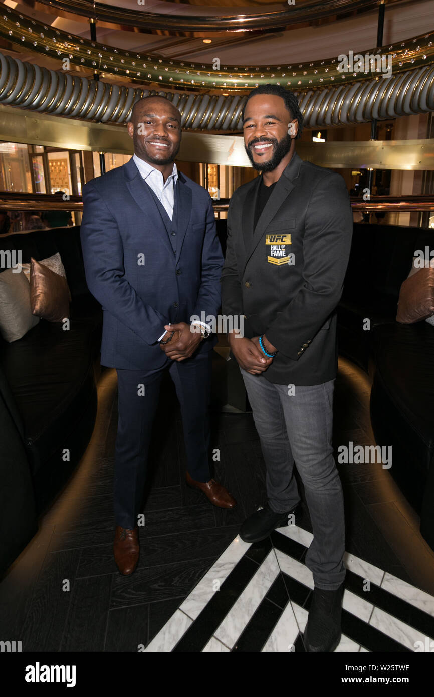 Las Vegas, NV, USA. 5th July, 2019. ***HOUSE COVERAGE*** Rashad Evans ...