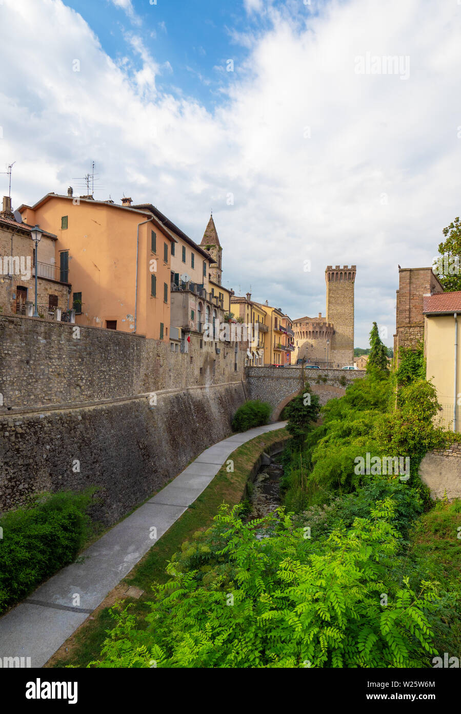 Umbertide (Italy) - A little charming medieval city with stone castle ...