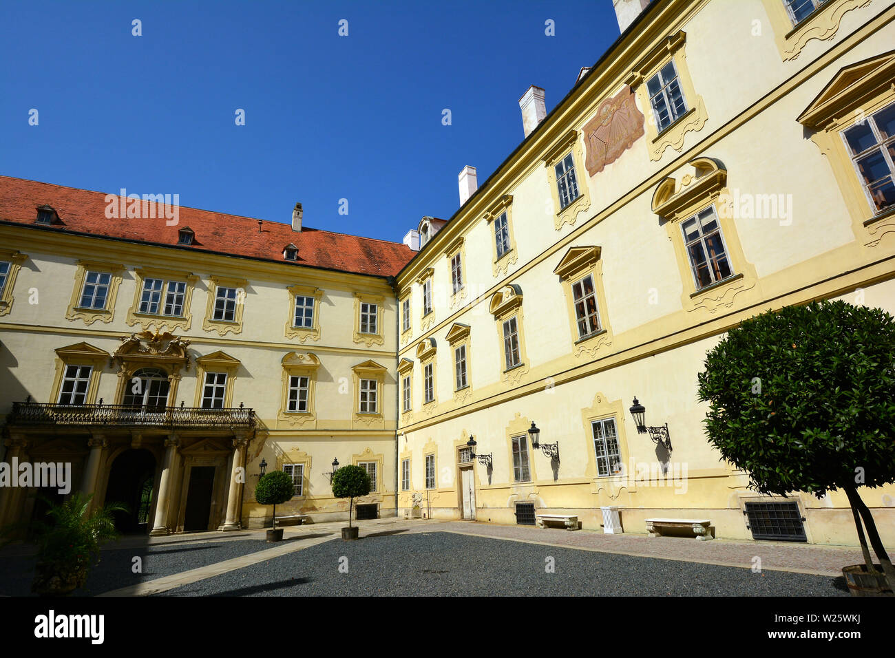 Valtice Palace, Valtice, Czech Republic, Europe, UNESCO World Heritage ...