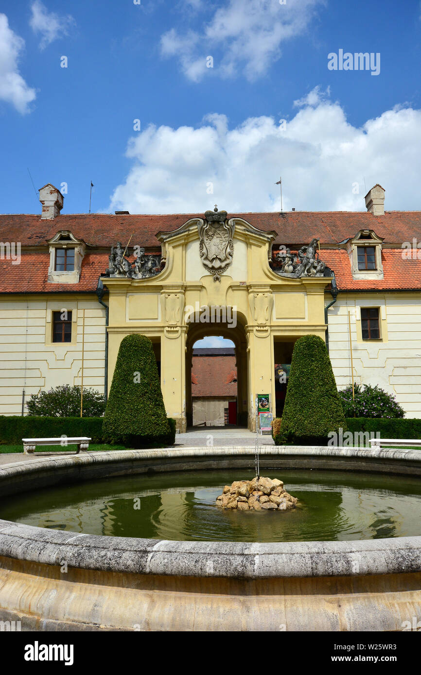 Valtice Palace, Valtice, Czech Republic, Europe, UNESCO World Heritage ...