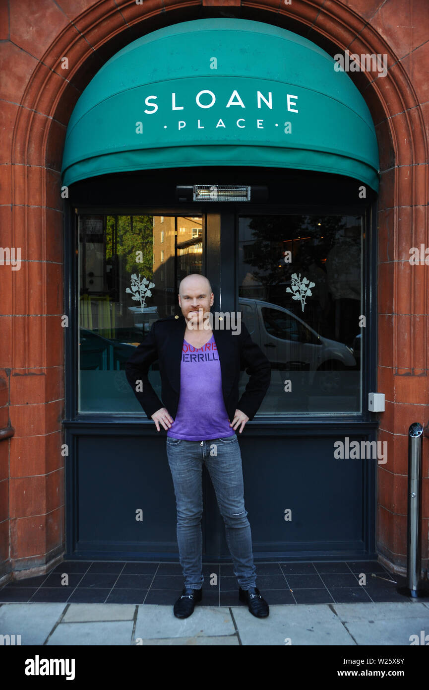 Arrivals for the Bar at Sloane Place, launch party Lower Sloane Street ...