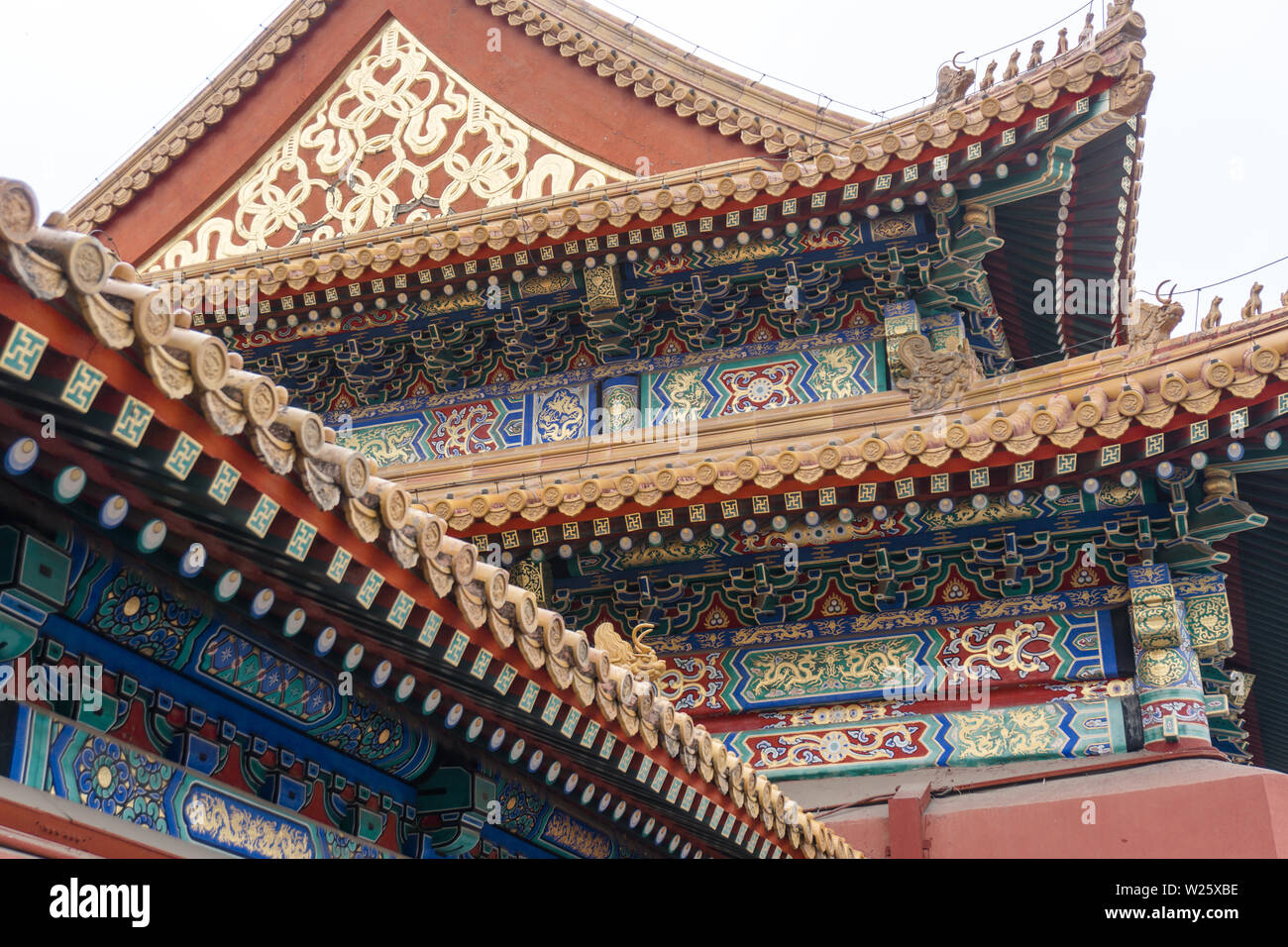 Ancient city landscape, with architectural structure and ancient ...