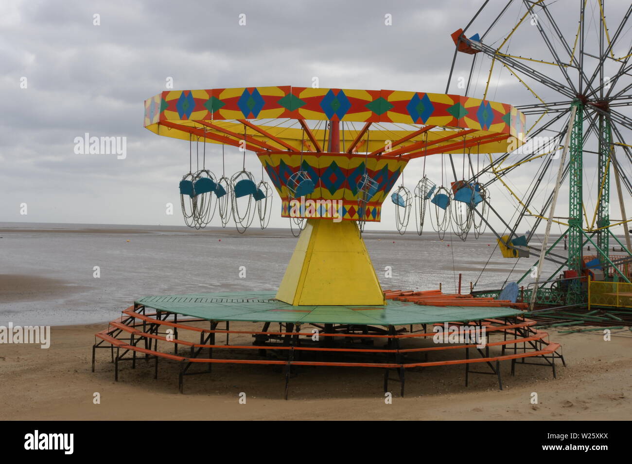Beach Promenade Cleethorpes Beach Cleethorpes High Resolution Stock ...