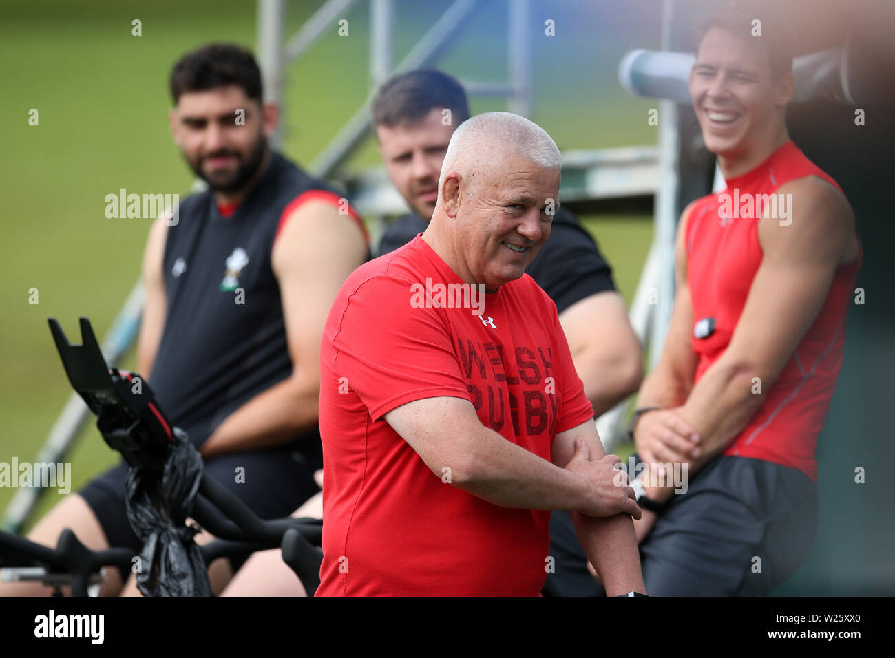 Cardiff, Wales, UK. 6th July, 2019. Wales rugby team head coach Warren ...