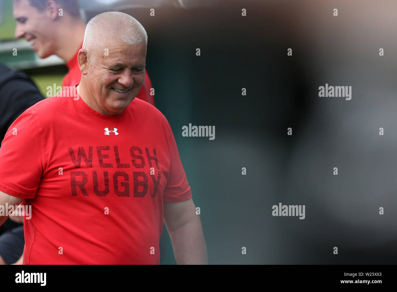 Cardiff, Wales, UK. 6th July, 2019. Wales rugby team head coach Warren ...