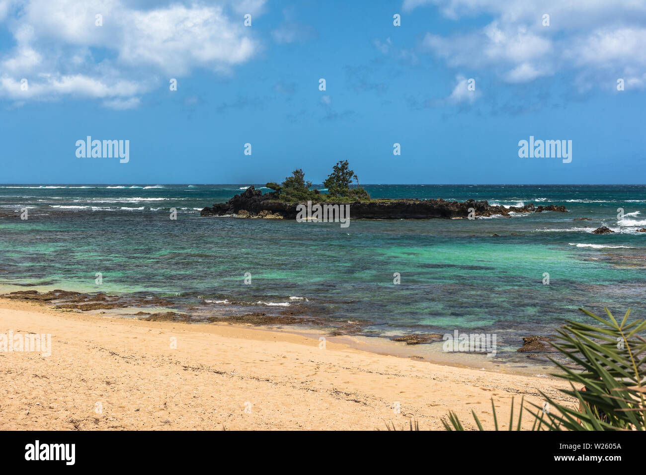 The coast along Kawela Beach, Oahu, Hawaii Stock Photo - Alamy