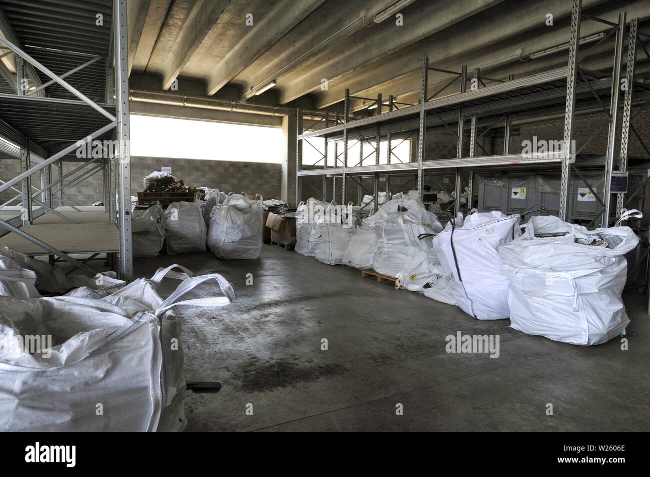 Plant for the treatment and exploitation of electrical and electronic ...