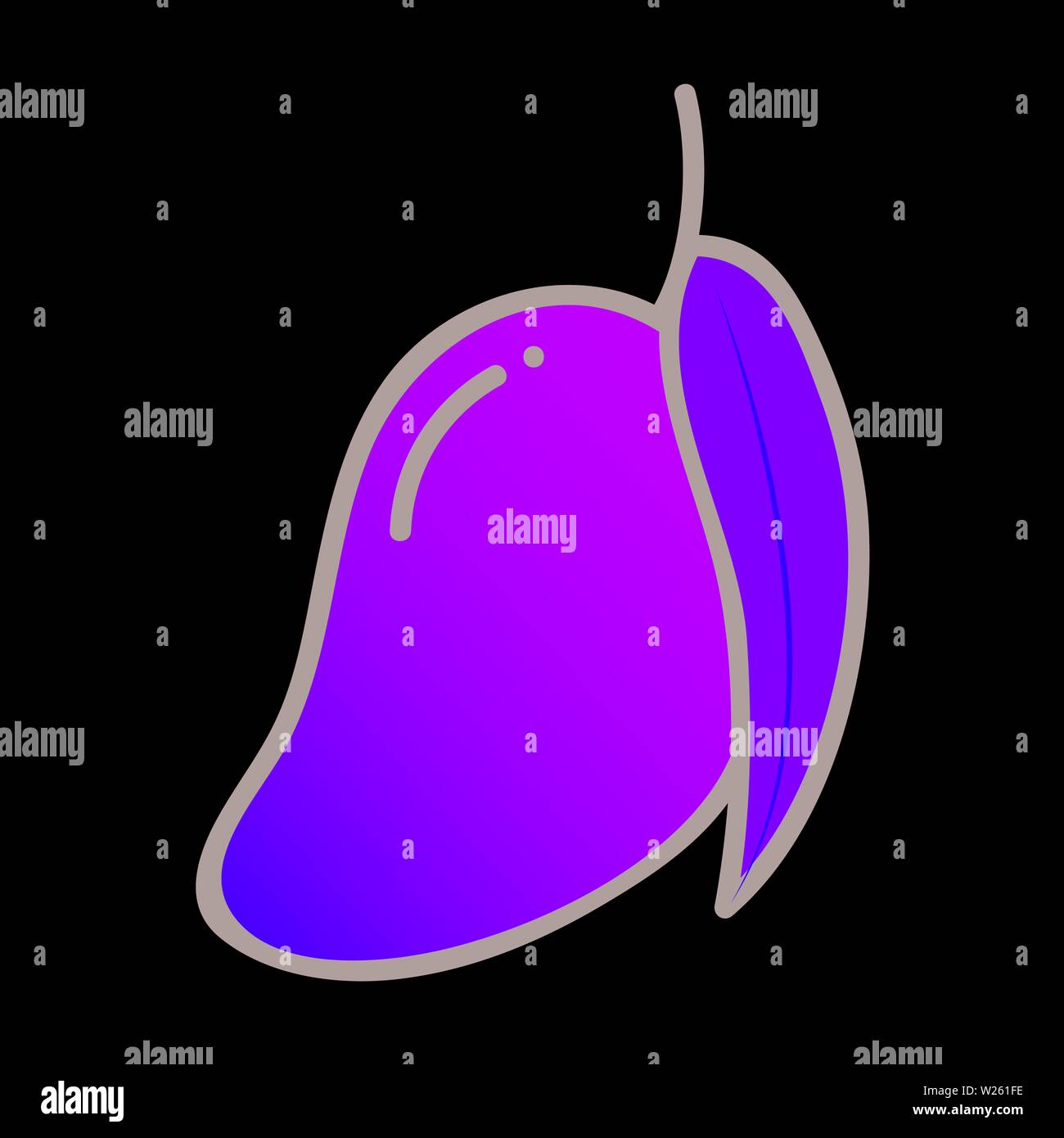 Mango icon hi-res stock photography and images - Alamy
