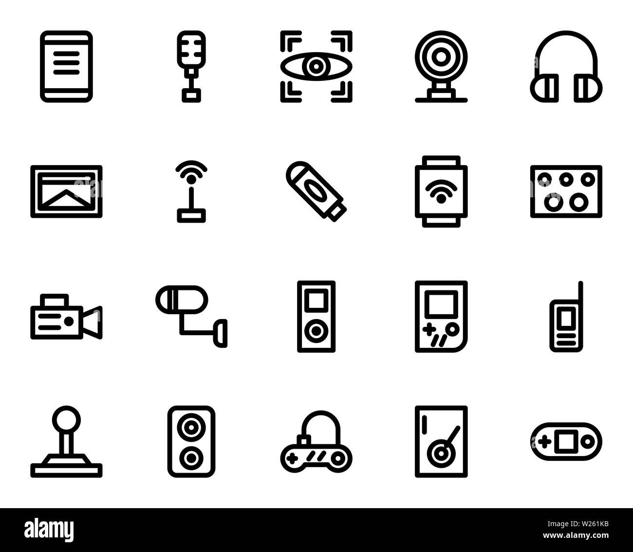 Cloud computing device internet Black and White Stock Photos & Images ...