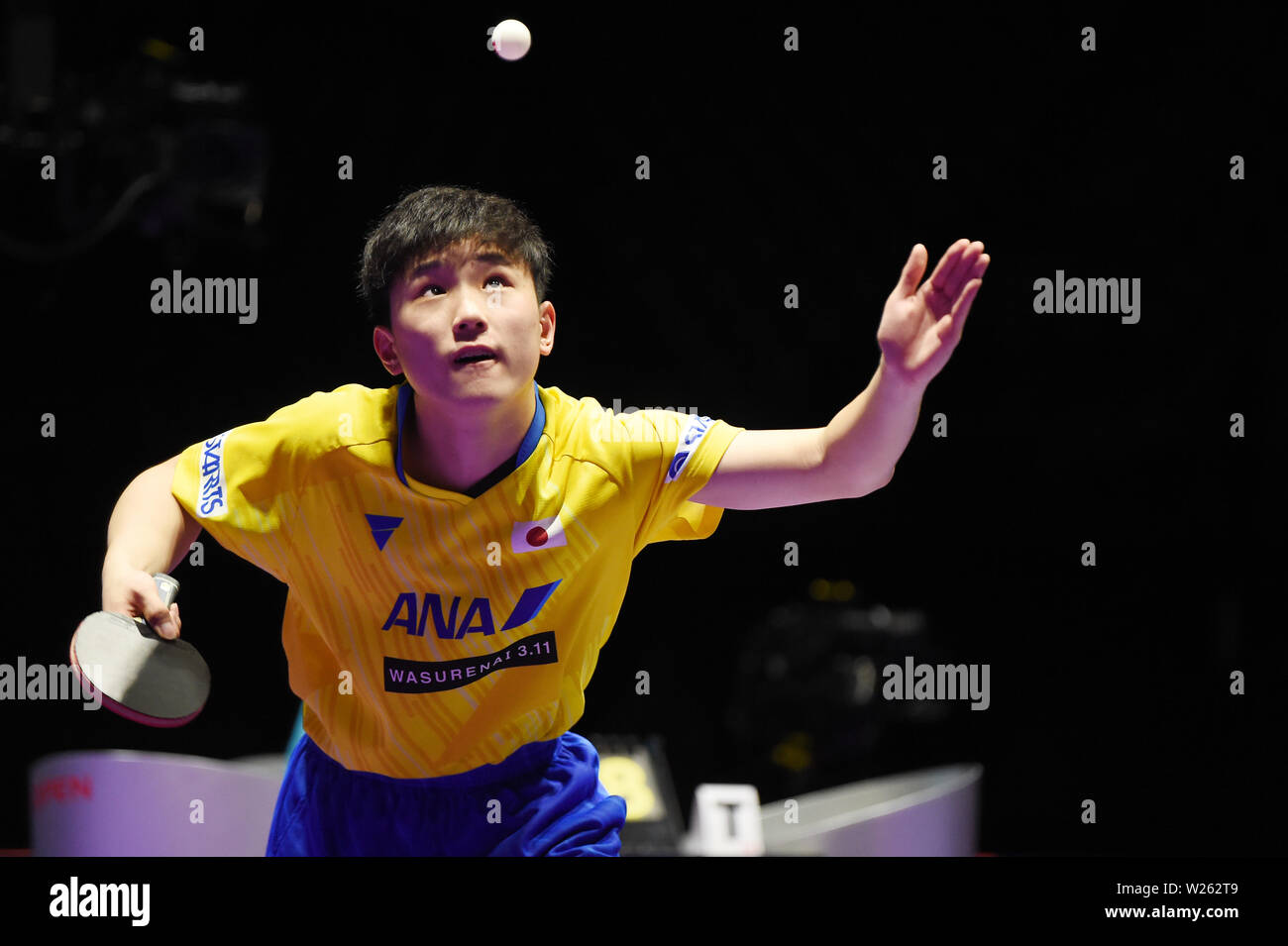 Busan, South Korea. 6th July, 2019. Tomokazu Harimoto (JPN) Table ...