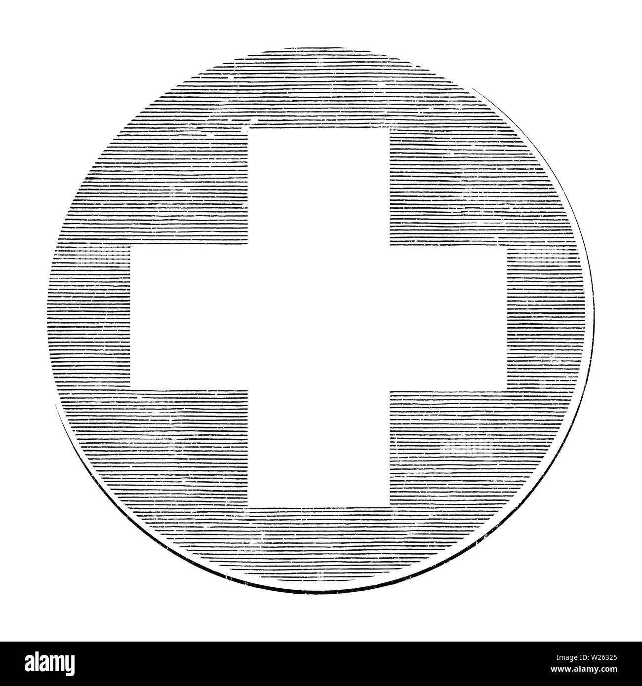 International medical sign white Stock Vector Images - Alamy