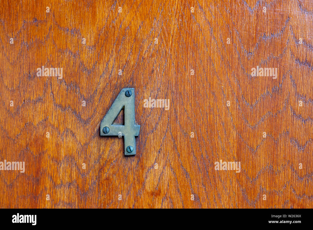 Number 4 door hi-res stock photography and images - Alamy