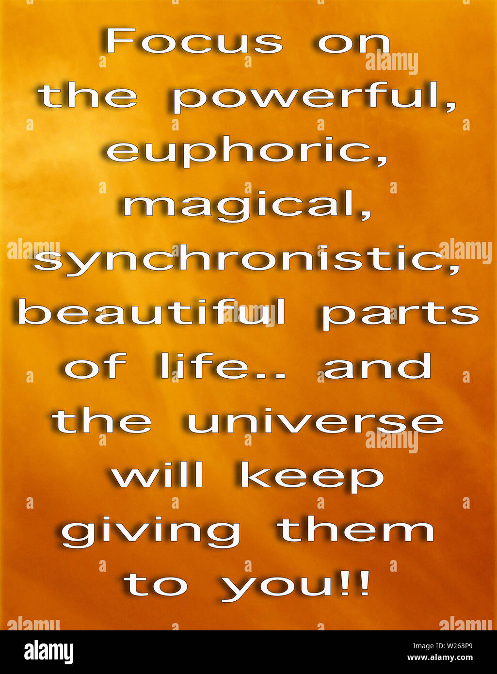 Text quote about euphoric magic beautiful life in tripped sky with ...