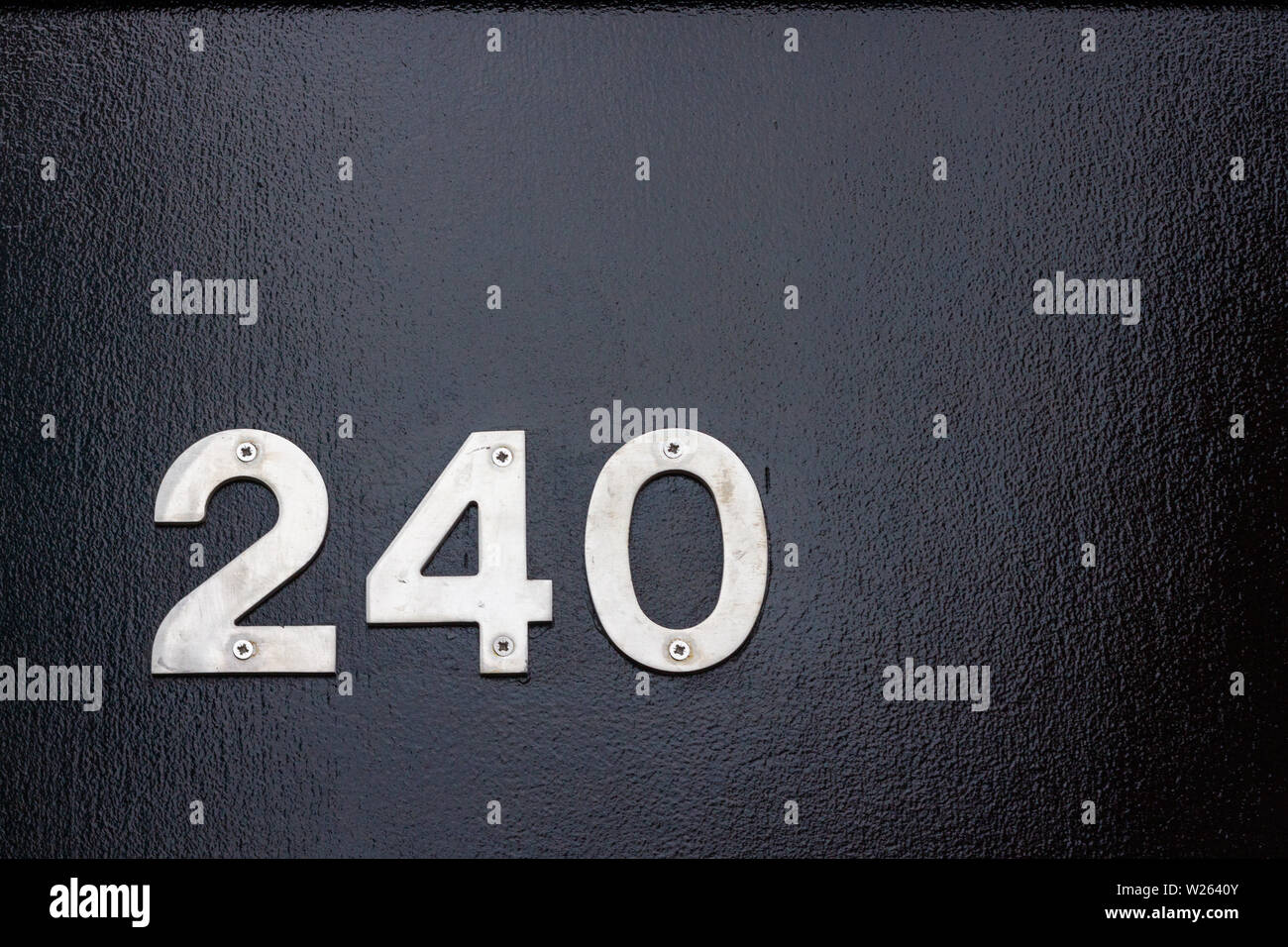 Number 240 High Resolution Stock Photography and Images - Alamy