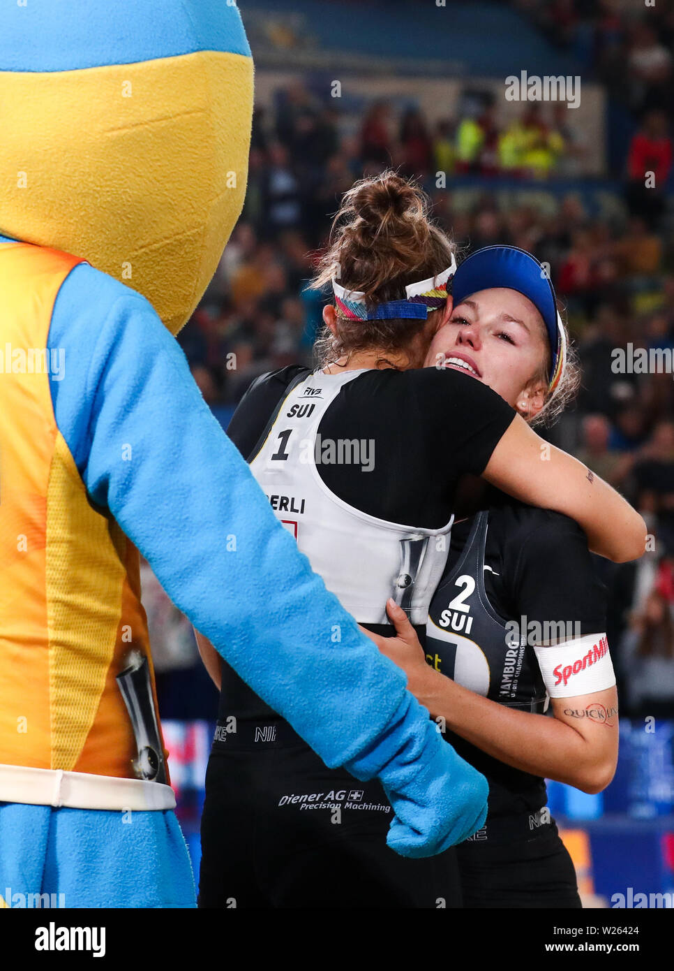 Hamburg, Germany. 06th July, 2019. Beach Volleyball, World Championship ...