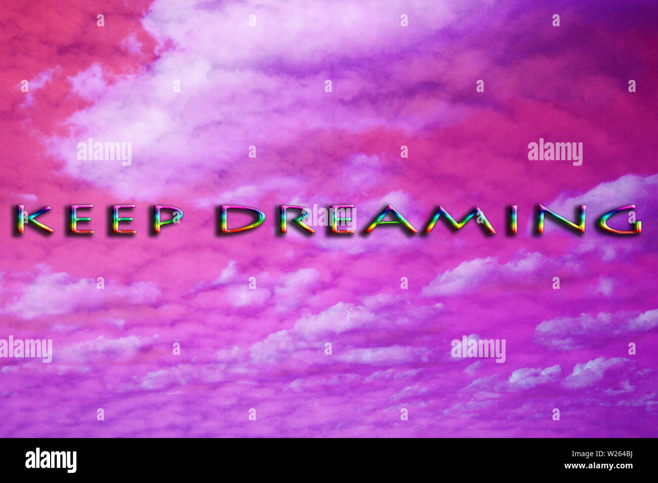 Keep dreaming background wallpaper high quality prints products Stock ...