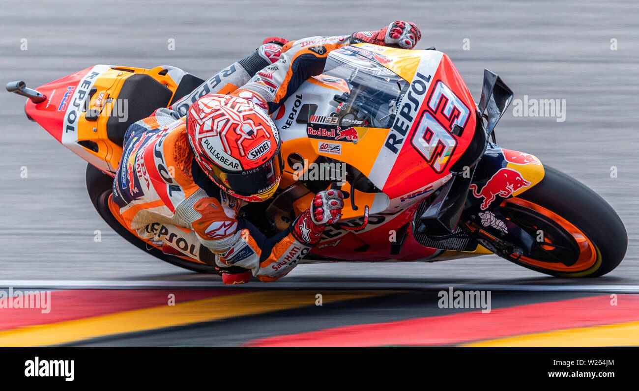 Hohenstein Ernstthal, Germany. . 06th July, 2019. Motorsport/Motorcycle ...